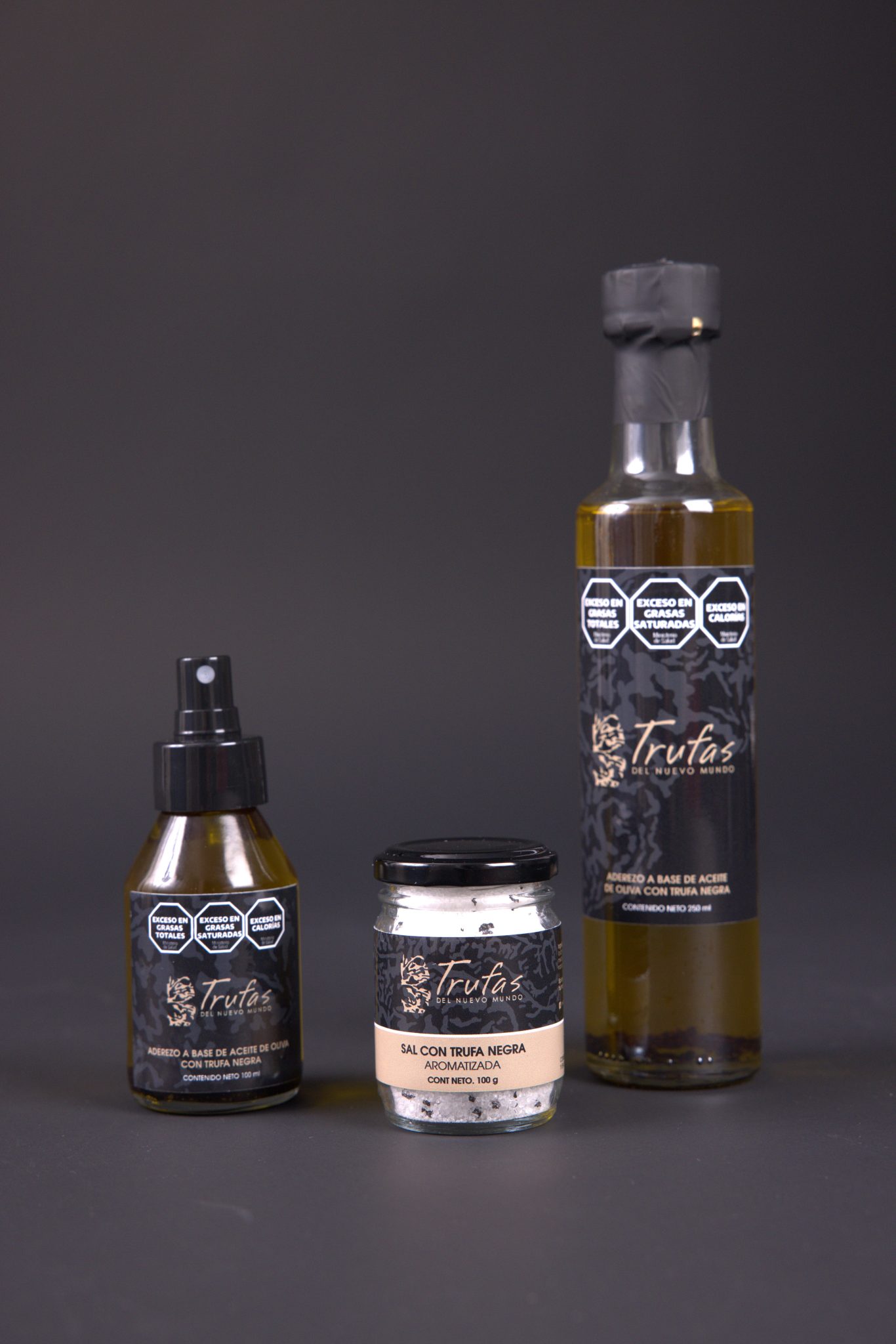 TRUFADOS BOX 3: 1 ACEITE TRUFADO 250 ML + 1 ACEITE TRUFADO SPRAY 100 ML ...